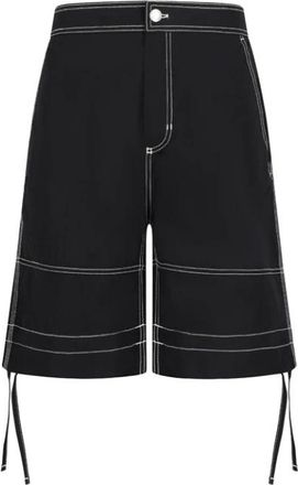 Ami Homme, Shorts, Noir, Taille: XL Bermuda &agrave; Surpiq&ucirc;res Contrast&eacute;es