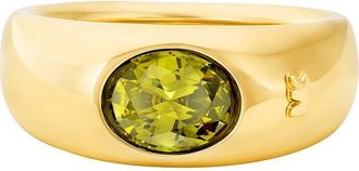 Michael Kors Womens Brass Signet Rings