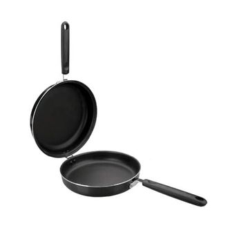Ibili 407200 Bratpfannen-Set Chef Style 20 / 24 cm, Aluminium, schwarz, 47 x 28.5 x 3.7 cm,2 Einheiten