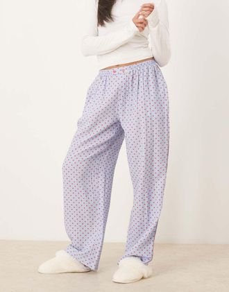 Free People Be Mine - Hose in Blau mit elastischem Bund
