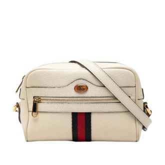 Gucci Pre-owned Sac bandouli&egrave;re Ophidia - Femme - Pre-owned - Blanc - Taille: ONE Size