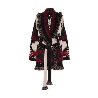 Alanui Icon Jacquard Cardigan - - Knitwear - Damen - Mehrfarbig - M