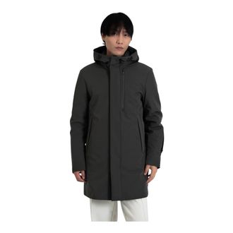 Duno Gepolsterte Daunenparka Jacke - - Coats - Herren - Gr&uuml;n - L