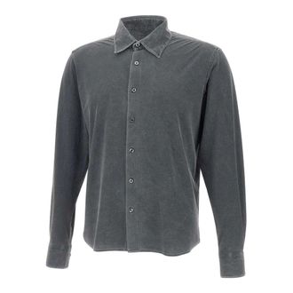 Roberto Ricci Design Rrd, Homme, Chemises, Gris, Taille: M Techno Wash Piqu&eacute;