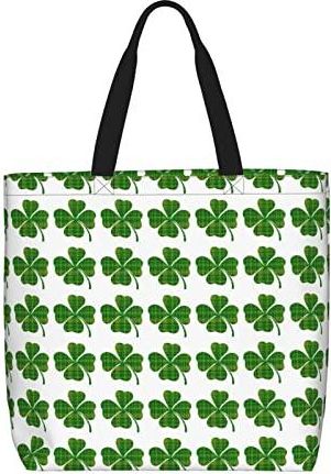 Generic Sac Fourre-Tout La Saint-Patrick Sac &Agrave; Provisions Pliable Lavables Sacs En Toile &Eacute;paule, Pour Femmes, Shopping, Burea, Voyage