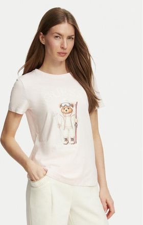 Guess T-Shirt V6BI19 K6749 Hellrosa Regular Fit