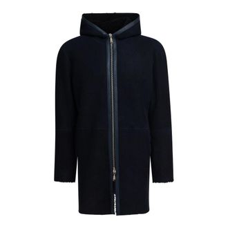 Tagliatore Wilson Shearling Coat - - Sweatshirts & Hoodies - Herren - Blau - XL