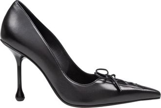 Jimmy Choo London Femme, Chaussures, Noir, Taille: 38 1/2 EU Escarpins noirs &agrave; bout pointu