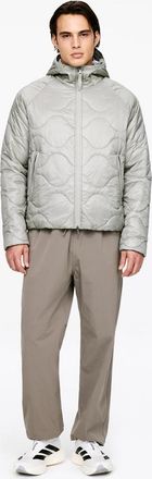 Arket Steppjacke Mit Kapuze -Grau