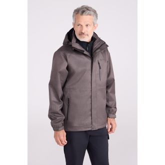 Mountain Warehouse Bracken Extreme Jacke, wasserfest 3 in 1 f&uuml;r Herren (Mittelgrau)