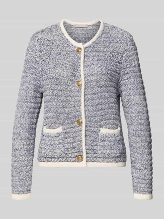 Christian Berg Strickjacke mit Rundhalsausschnitt und Knopfleiste