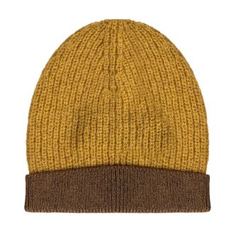 Pinko Pinko - Bonnet en maille torsad&eacute;e - Femme - Accessoires - Jaune - Taille: ONE Size