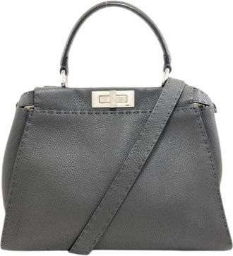 Fendi Sac &agrave; main Vintage Pre-owned - Femme - Pre-owned - Gris - Taille: ONE Size