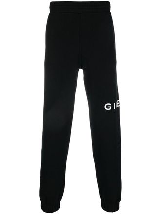 Givenchy pantalon de jogging &agrave; logo imprim&eacute; - Noir