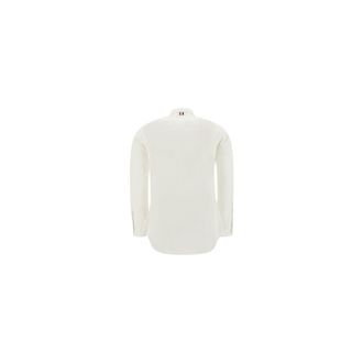 Thom Browne Mens White Cotton Shirt