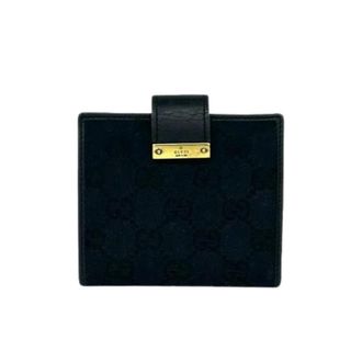 Gucci Pre-owned GG Canvas Leder Bifold Geldb&ouml;rse - - Pre-owned - Damen - Schwarzk - ONE SIZE