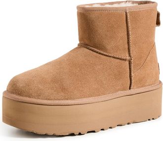 UGG Ugg Classic Mini Platform 1134991-CHE, Womens winter boots,boots, brown, 36 EU