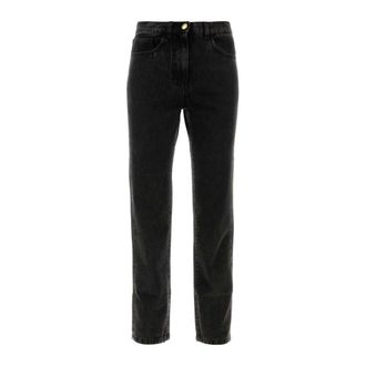Palm Angels Klassische schwarze Denim-Jeans - - Jeans - Damen - Schwarzk - W25