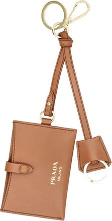Prada Schl&uuml;ssel- & Taschenanh&auml;nger - Leather Keychain Card Holder - f&uuml;r Damen