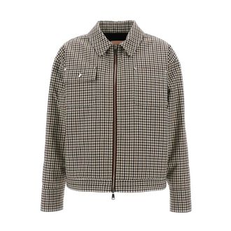 Plan C Karierter Wollmantel - - Jackets - Damen - Mehrfarbig - M