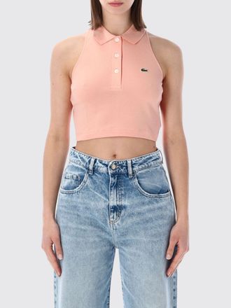Lacoste Top polo court en coton stretch avec col classique