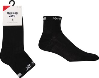Reebok Technische Running- und Cycling-Socke Unisex - Atmungsaktiv, Hochleistung, f&uuml;r intensive Trainings und Ausdauersport, waschbar, 1 Paar, Gr&ouml;&szlig;e 43-45, S