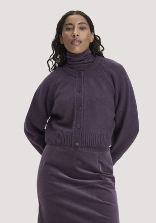 Hessnatur Strickjacke aus Bio-Merinowolle mit Bio-Baumwolle (1-tlg)