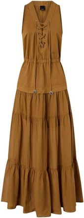 Pinko Pinko, Femme, Robes, Brun, Taille: 34 FR Maxi Dress