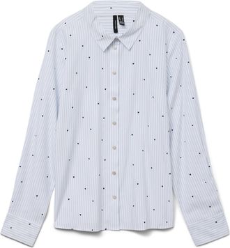 Vero Moda Vmnora Ls Oversize AOP Shirt WVN Ga Noos