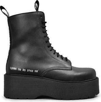 Altercore Damen vegan Schuhe Auren Schwarz