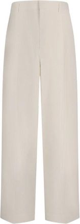 Darkpark Davide Cord-Hosen mit weitem Bein - - Trousers - Herren - Wei&szlig; - S
