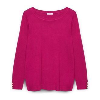 Fiorella Rubino Pullover mit Lenzing Ecovero Viskose - - Knitwear - Damen - Rosa - L