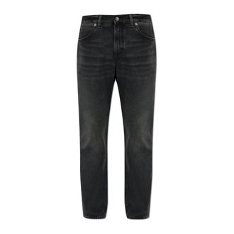 Dolce & Gabbana Homme, Jeans, Noir, Taille: 2XL Jean Coupe Droite