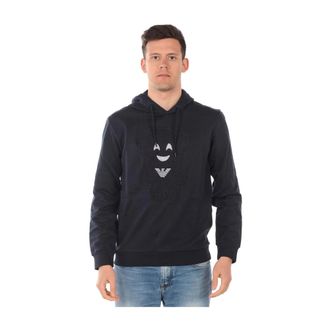 Emporio Armani Sweatshirt Hoodie - - Sweatshirts & Hoodies - Herren - Blau - XL