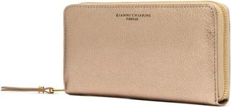Gianni Chiarini Femme, Accessoires, Jaune, Taille: ONE Size Wallet Dollaro Laminato
