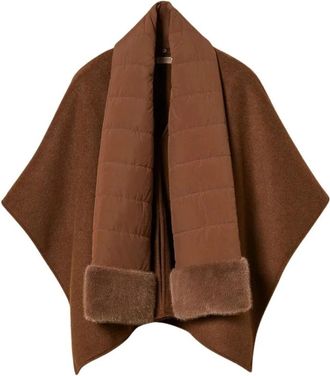 Twinset Poncho 262To5510 - - Jackets - Damen - Braun - ONE SIZE