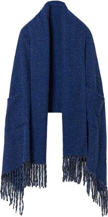 Desigual Long Scarf Azul Oscuro