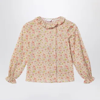 BONPOINT Rosa Hemd aus Liberty-Stoff