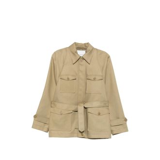Frankie Shop Belted Multi-pocket Jacket