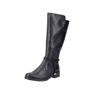 Rieker Femme Z5368 Botte Tendance, Noir, 38 EU