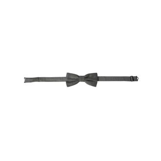 Dolce & Gabbana Seidene Fliege mit Muster - - Accessories - Herren - Grau - ONE SIZE