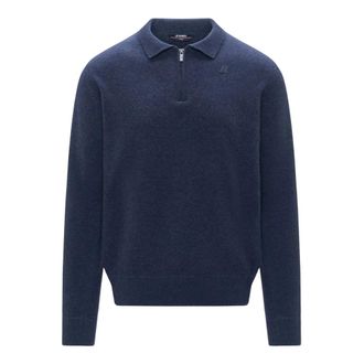 K-Way Gleren Pullover - - Tops - Herren - Blau - L