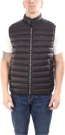 John Richmond Homme, Vestes, Noir, Taille: L Ump26042Pi S8 Gilet matelass&eacute;