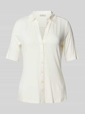 Marc O'Polo Regular Fit Jersey-Bluse mit kurzem Arm aus Viskose-Mix