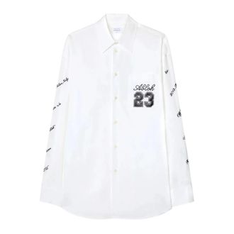 Off-white 23 Logo Heavycoat Shirt - - Shirts - Herren - Wei&szlig; - S