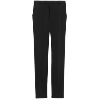 Saint Laurent High-Waisted Anzughose - - Trousers - Herren - Schwarzk - L