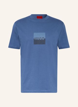 HUGO BOSS Hugo T-Shirt Dusplit blau