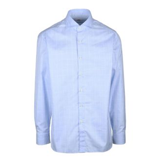 LUIGI BORRELLI NAPOLI Chemise - Homme - Chemises - Bleu - Taille: XL