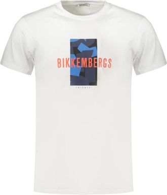 Dirk Bikkembergs Allower Logo Kurzarm-T-Shirt - - Tops - Herren - Wei&szlig; - XL