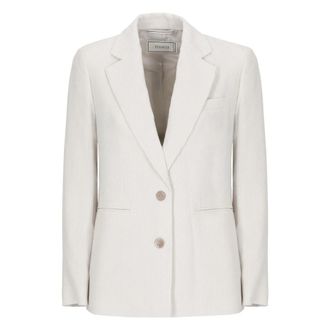 PESERICO Revers-Kragen-Blazer - - Jackets - Damen - Beige - M